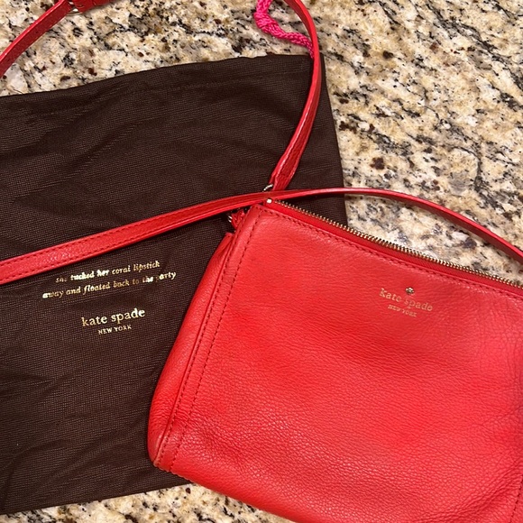 kate spade | Bags | Red Kate Spade Cross Body Bag | Poshmark
